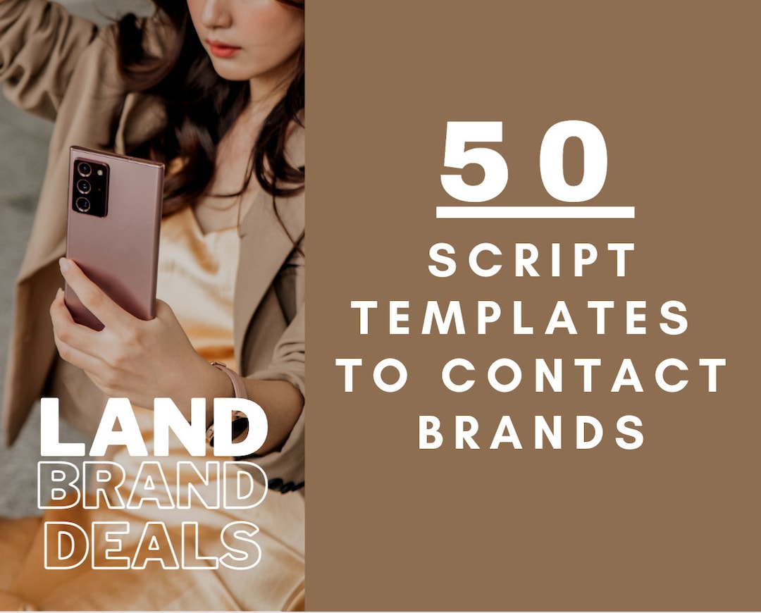 50% OFF | 50 Influencer Brand Email Templates | Tips Emailing Brands ...