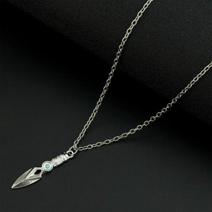 Game Valorant Inspired Necklace DUELIST Jett Blade Storm Knife Pendant ...