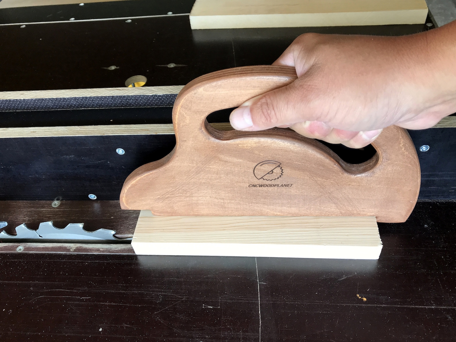 Precision Grip Table Saw Push Sticks Set: Unique Rounded Handle Design ...