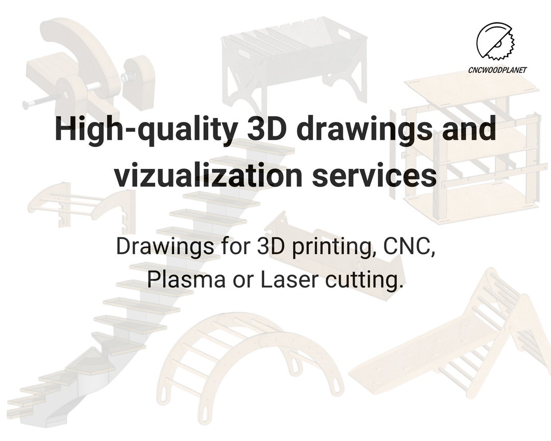 Professional Engineering 3D Drawing Service. Drawings for CNC, 3D ...