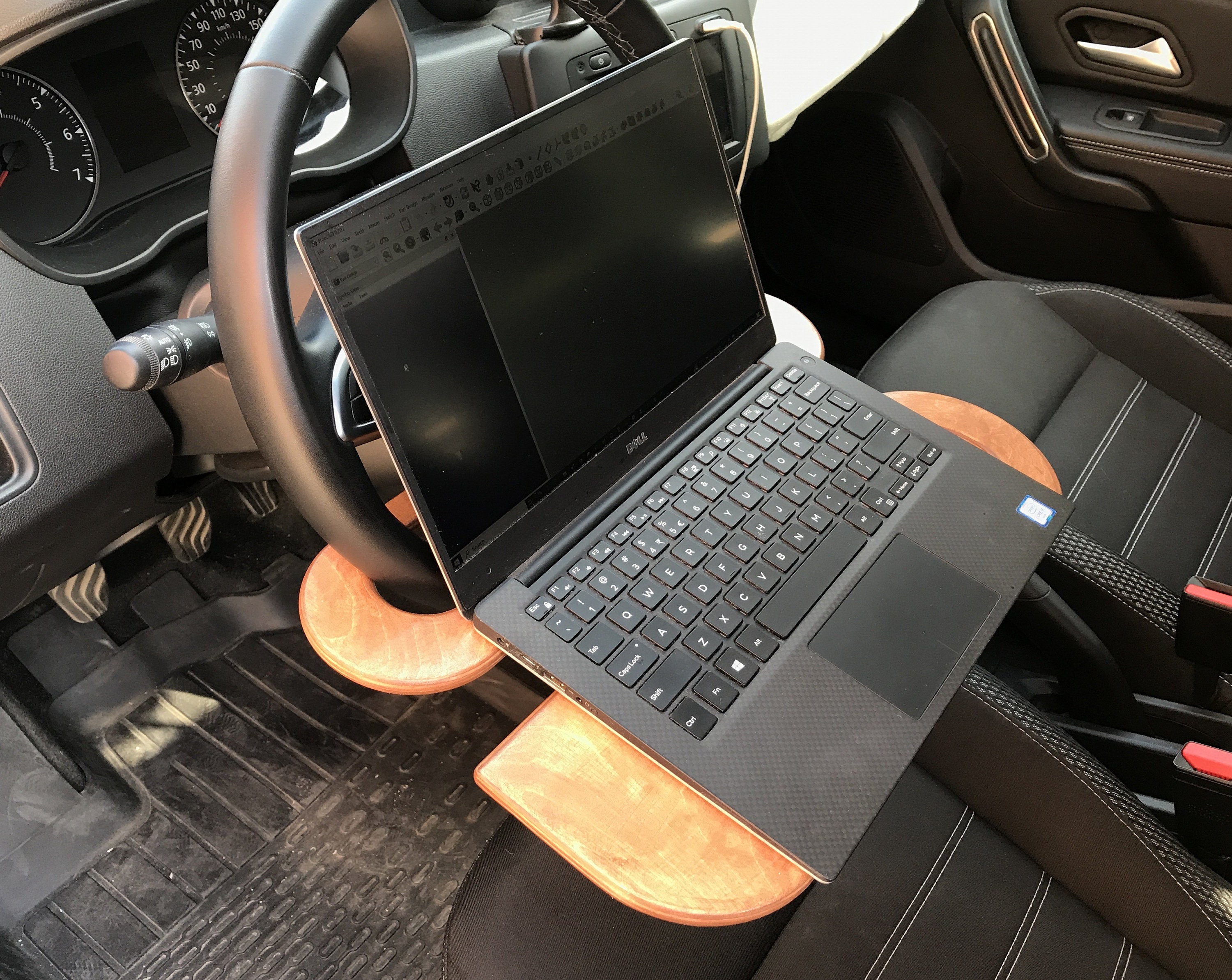 Ergonomic Steering Wheel Desk Headrest Seat Coat Hanger in One ...