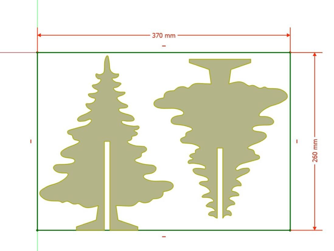 Wooden Christmas Tree. Christmas Tree Files for Plywood. CNC Christmas ...