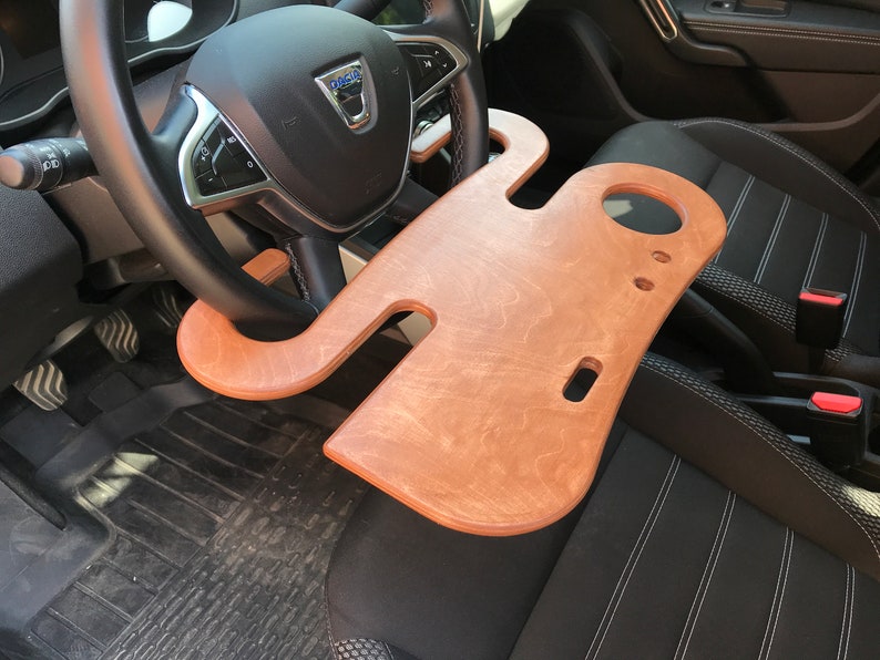Ergonomic Steering Wheel Desk Headrest Seat Coat Hanger in One ...