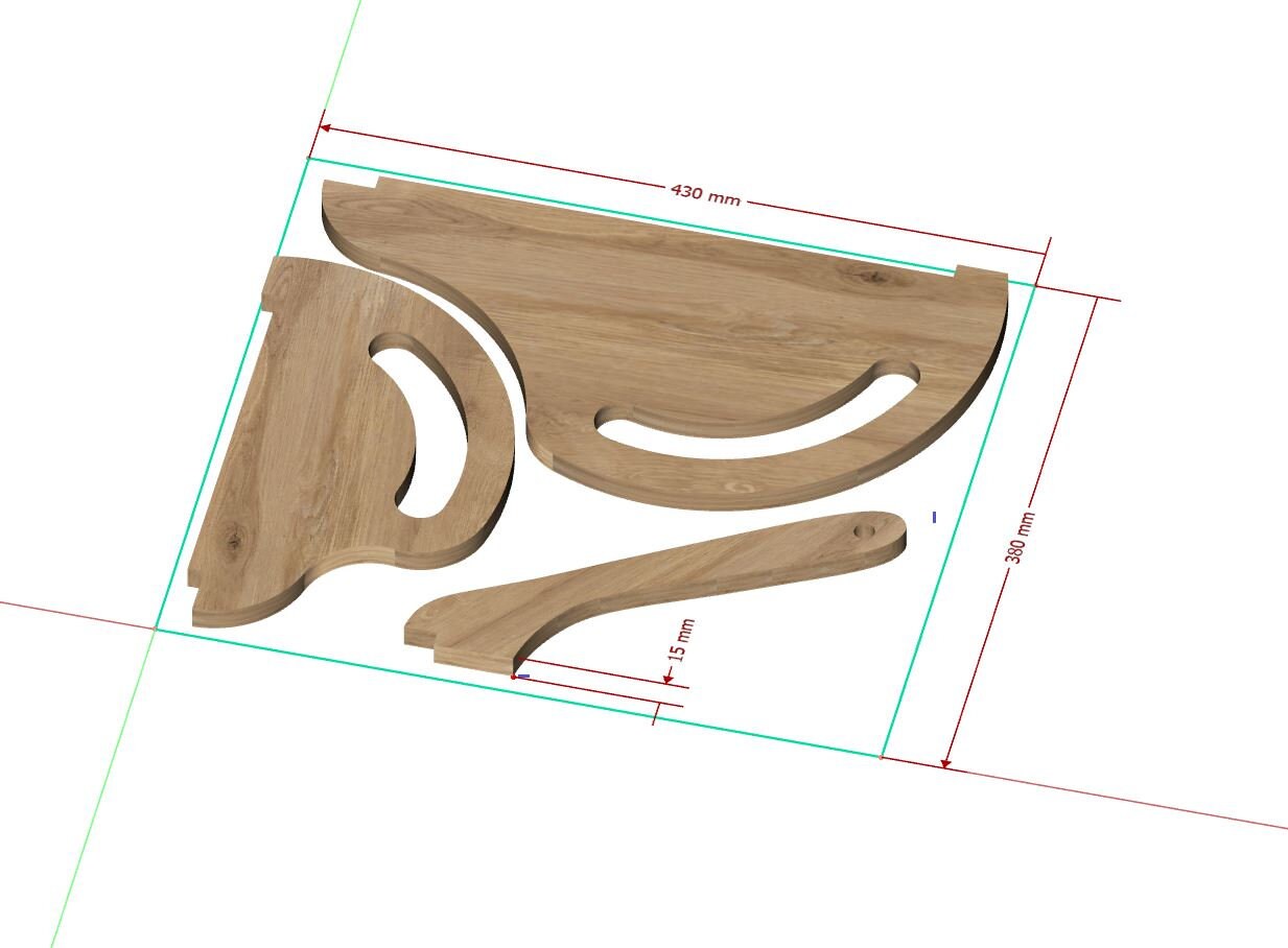 Precision Grip Table Saw Push Sticks Set: Unique Rounded Handle Design ...