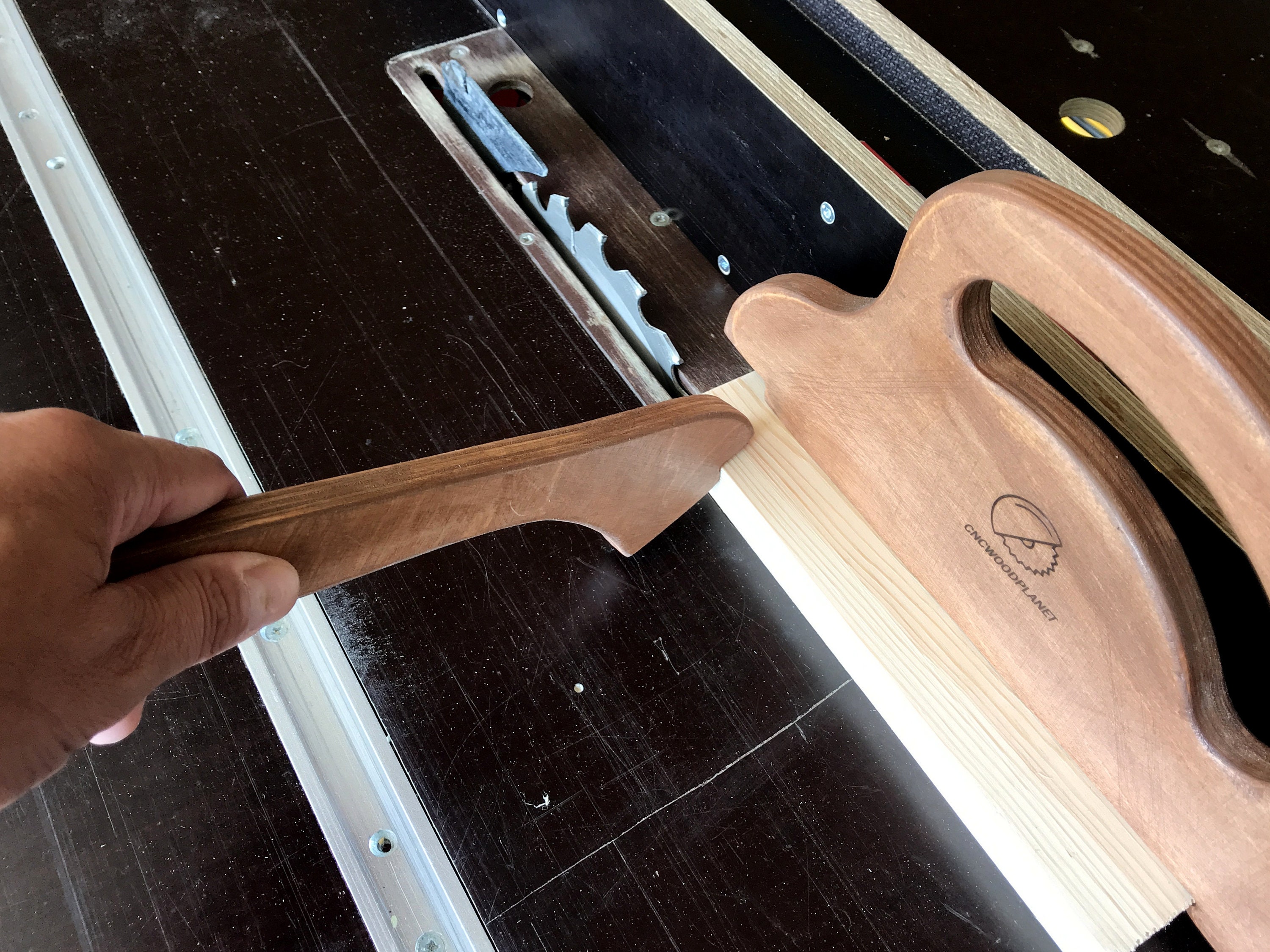 Precision Grip Table Saw Push Sticks Set: Unique Rounded Handle Design ...