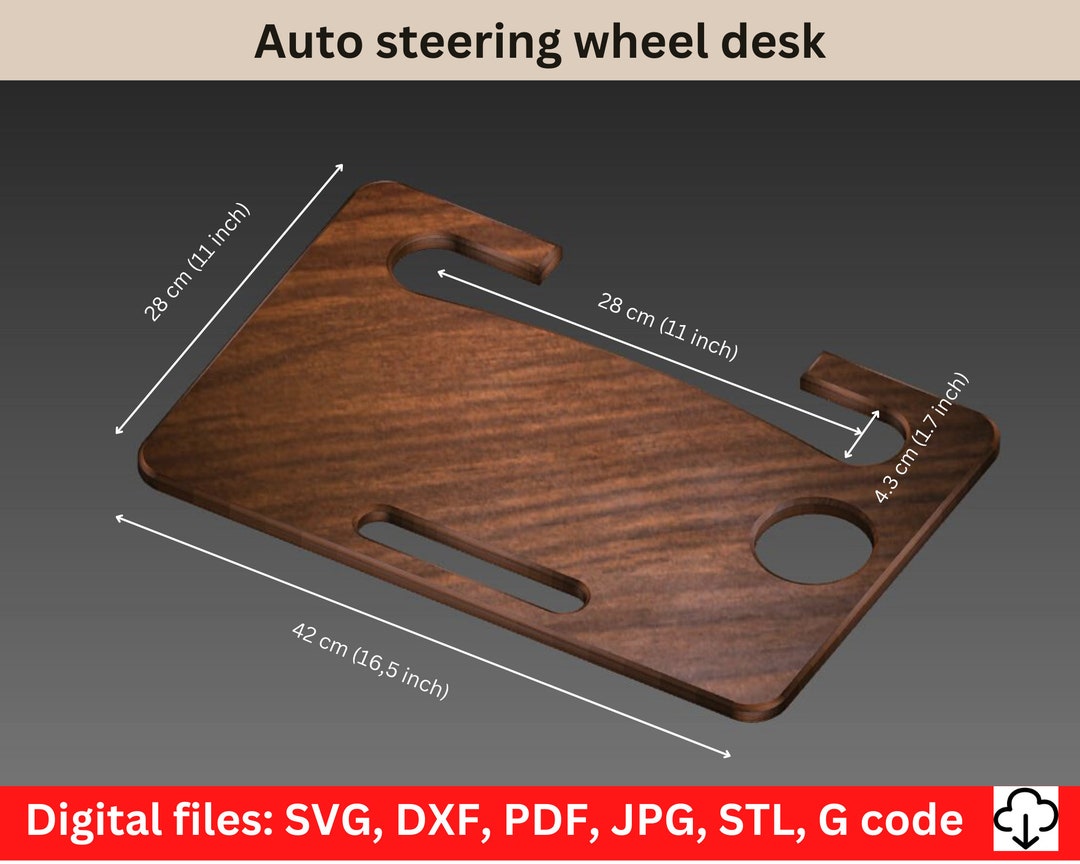 Auto Steering Wheel Desk for Laptop Tablet. for the Car. - Etsy