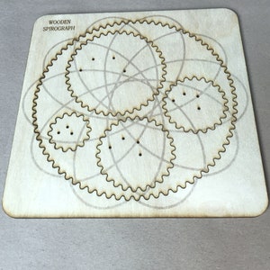 DIY Project Wooden Spirograph. Wooden Spirograph Digital Files Designed ...