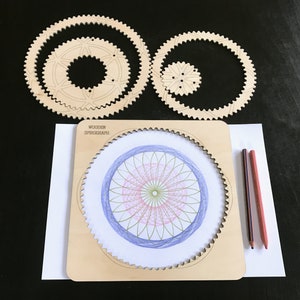 Wooden Spirograph. Many Combinations and Patterns. Digital Files ...