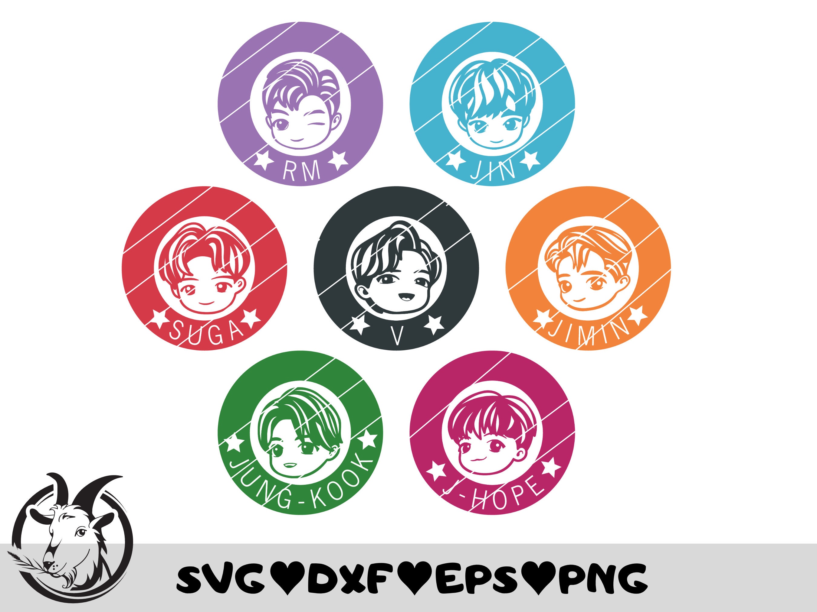 Kpop Svg BTS Svg Bundle Kpop Svg for Cricut Army SVG - Etsy UK