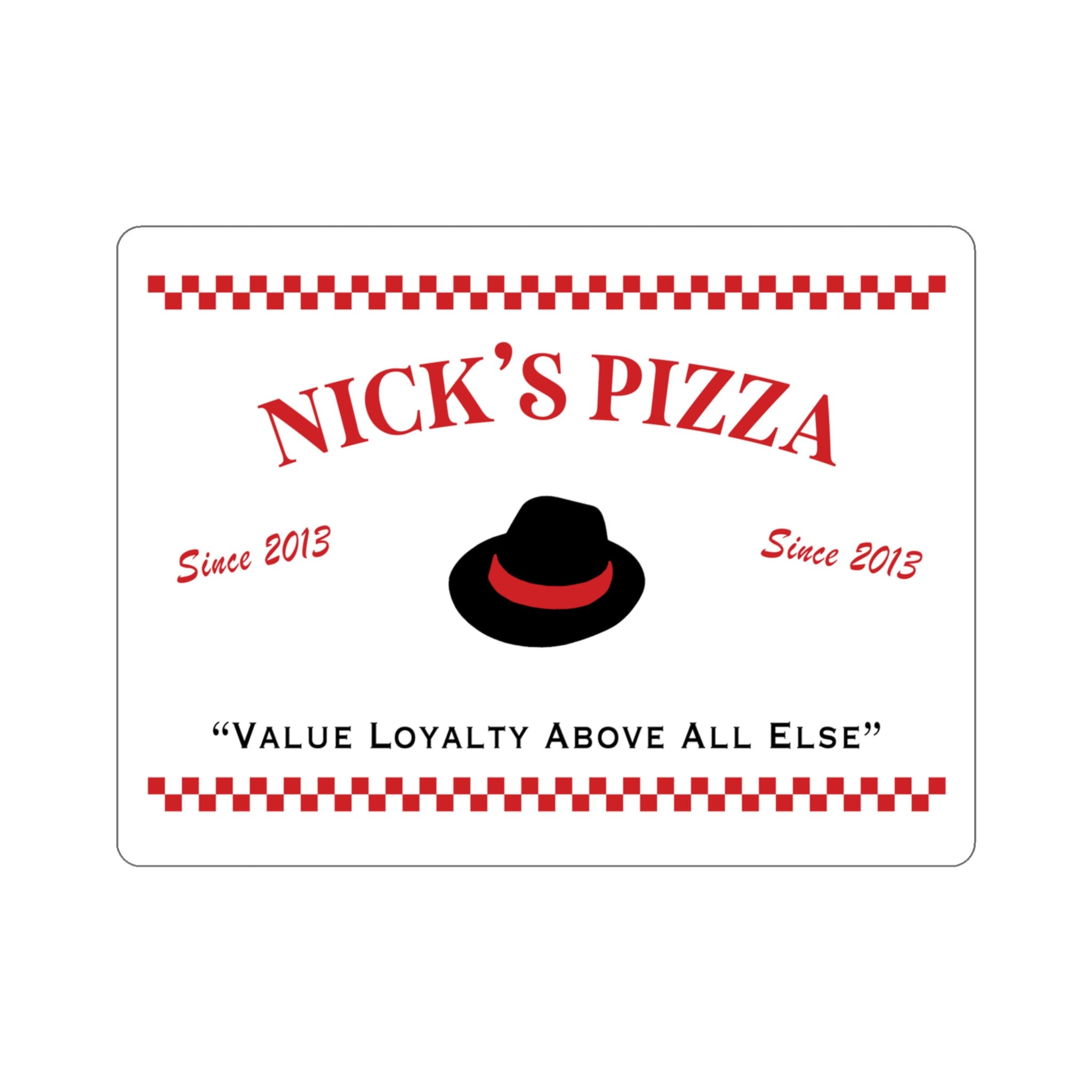 Raymond Reddington nick's Pizza Sticker - Etsy