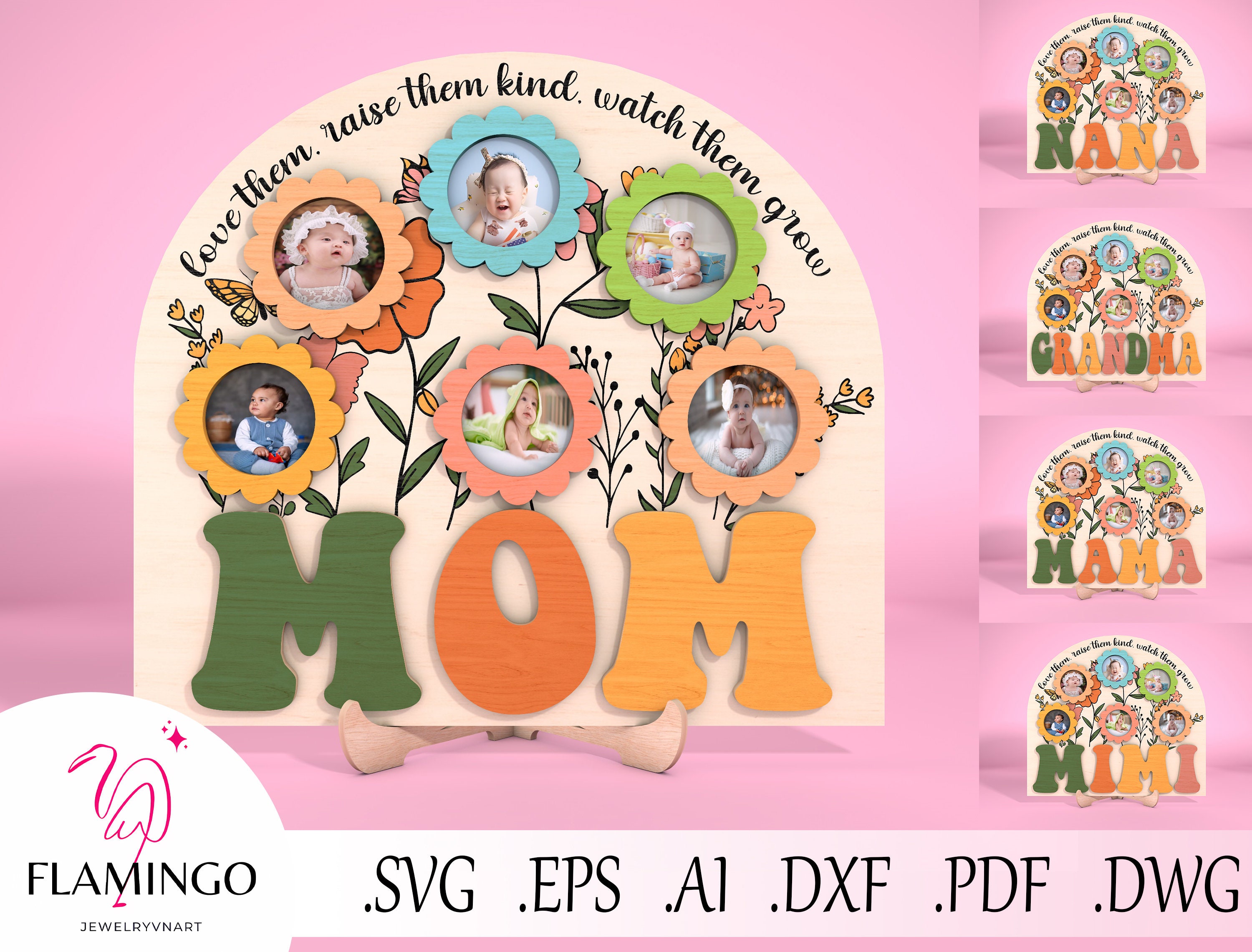 Mother's Day Flower Photo Frame ,mothers Day Photo Frame ,photo Gift ...