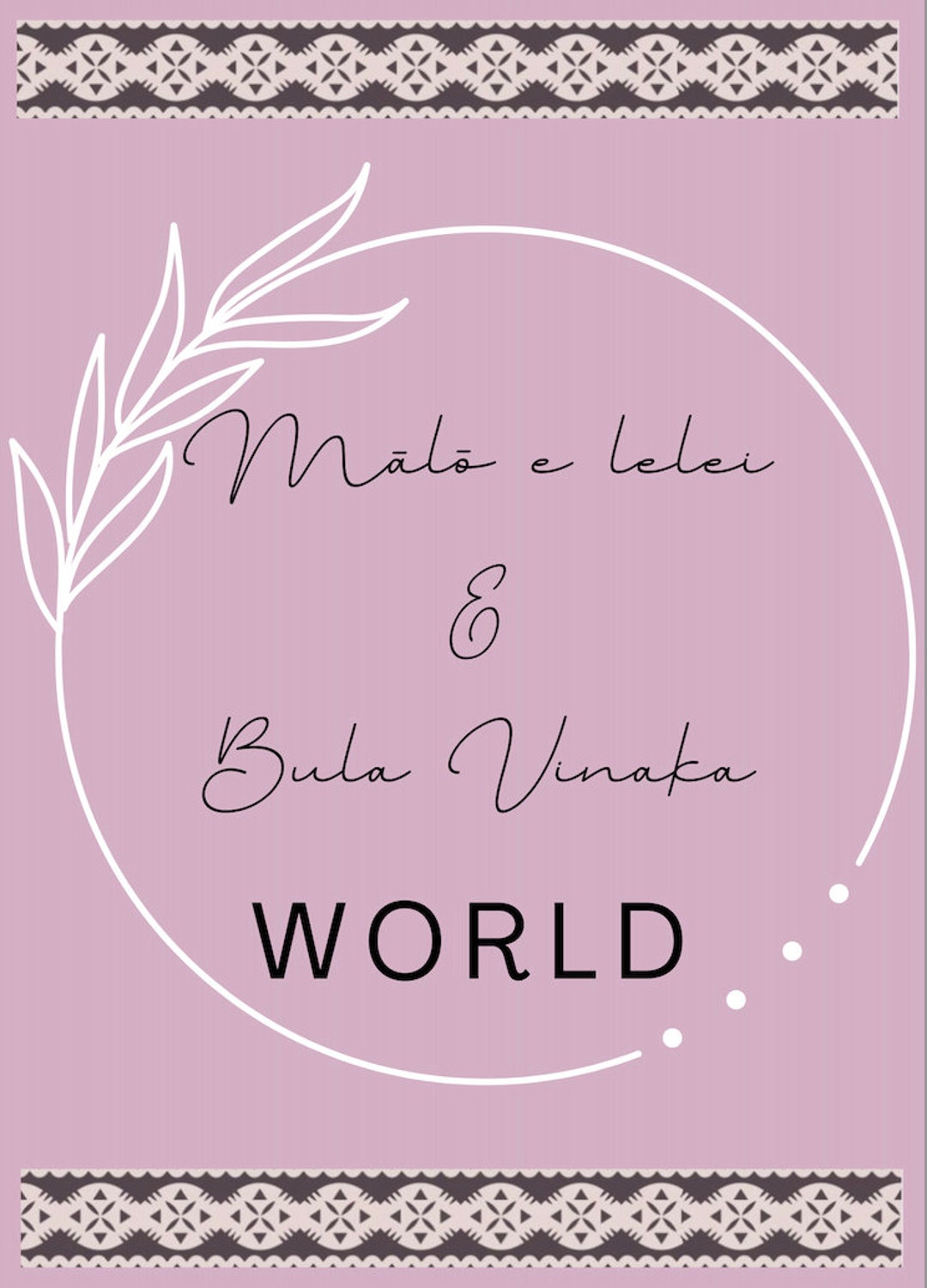 Fijian and Tongan Baby Milestone Cards - Etsy