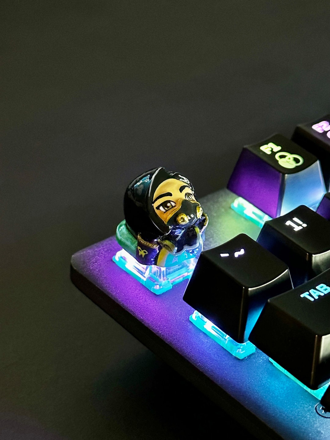 Valorant Viper Keycap, Artisan Keycap, Custom Keycap, Mechanical ...