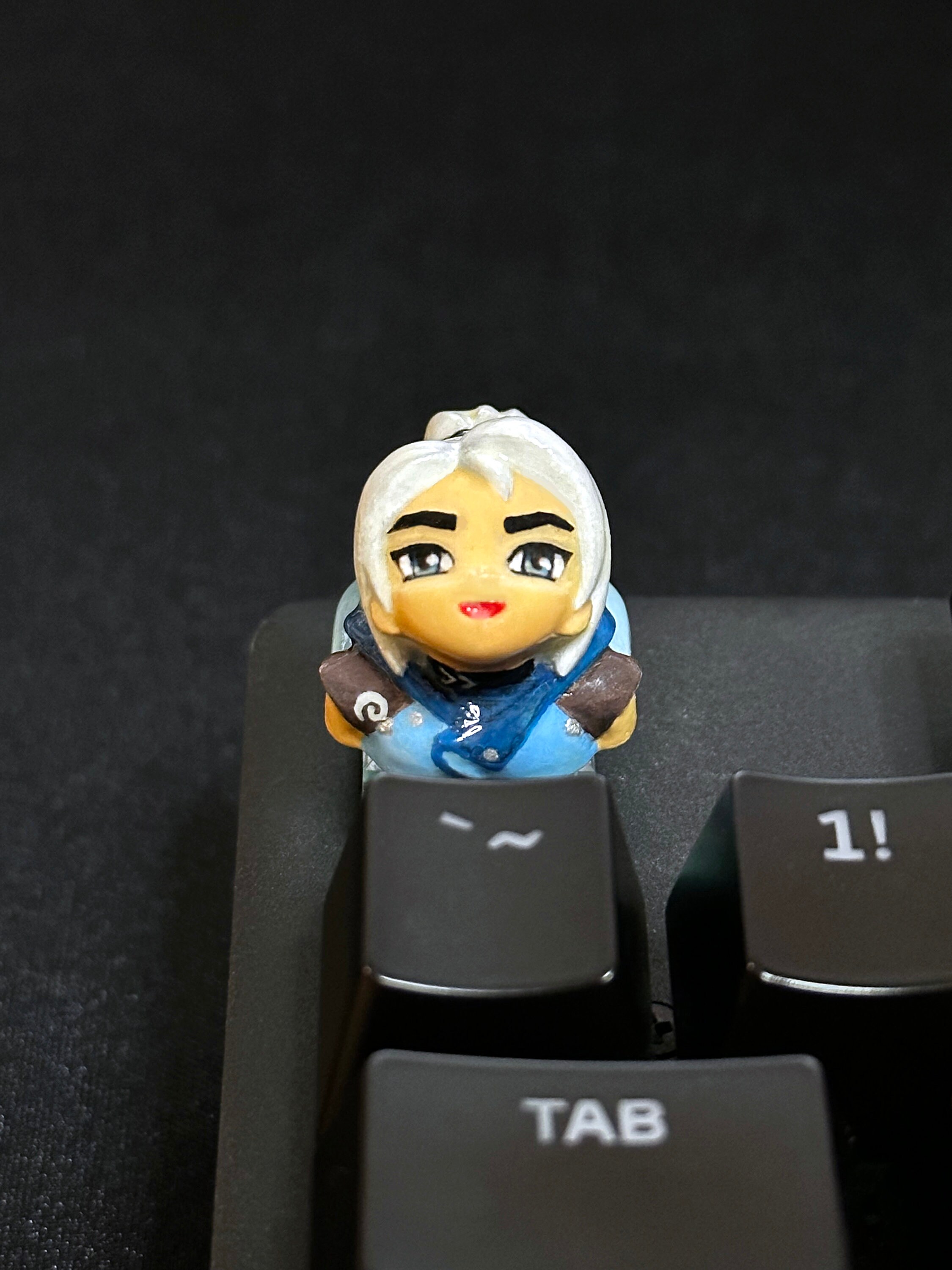 Valorant Jett Keycap, Artisan Keycap, Custom Keycap, Mechanical Keycaps ...