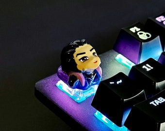 Valorant Jett Keycap, Artisan Keycap, Custom Keycap, Mechanical Keycaps ...