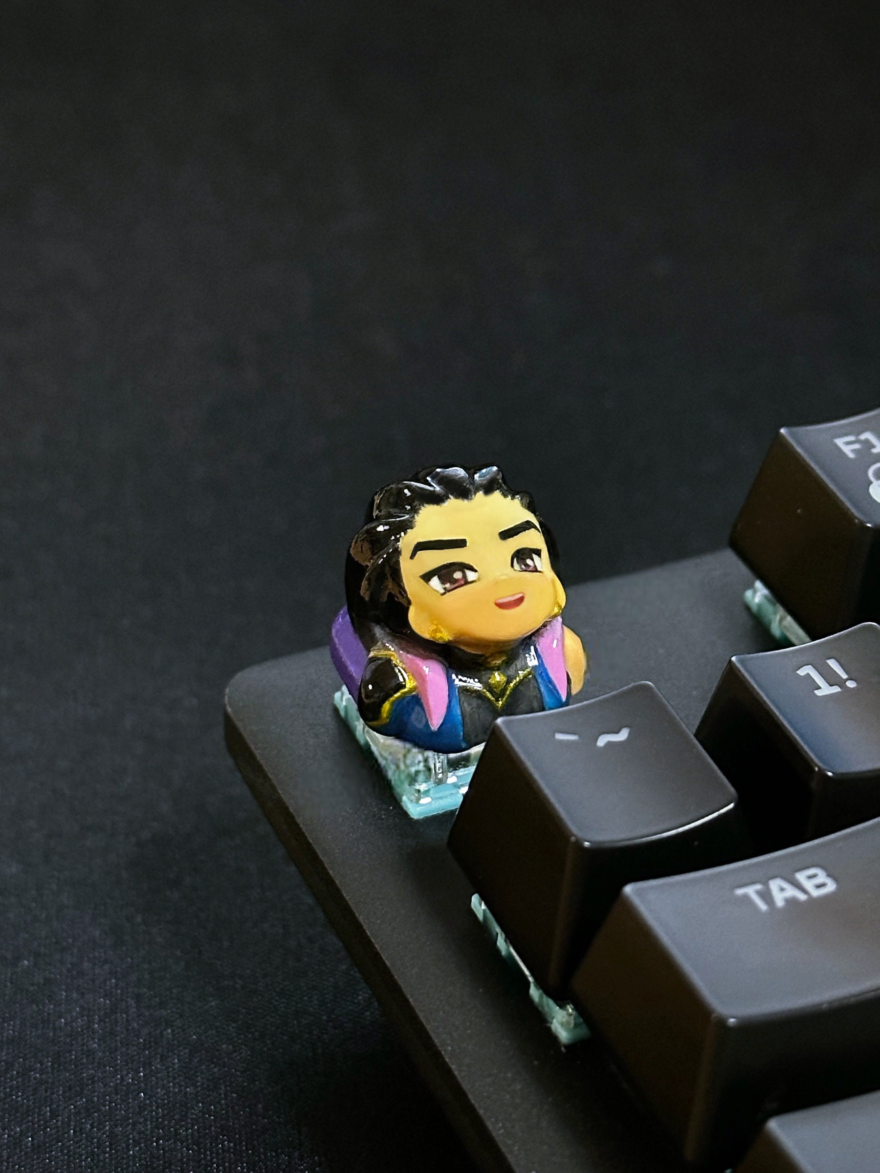Valorant Reyna Keycap, Artisan Keycap, Custom Keycap, Mechanical ...