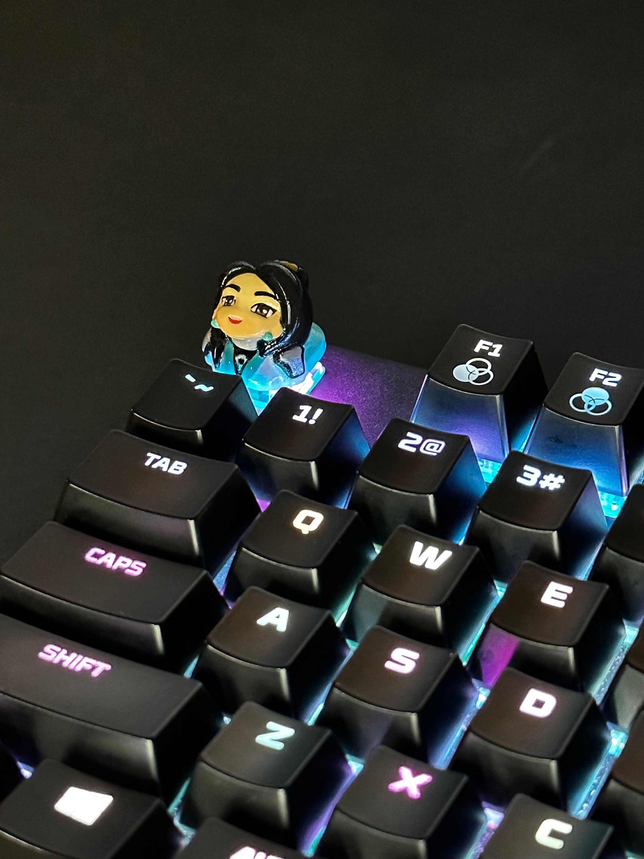 Valorant Sage Keycap, Artisan Keycap, Custom Keycap, Mechanical Keycaps ...