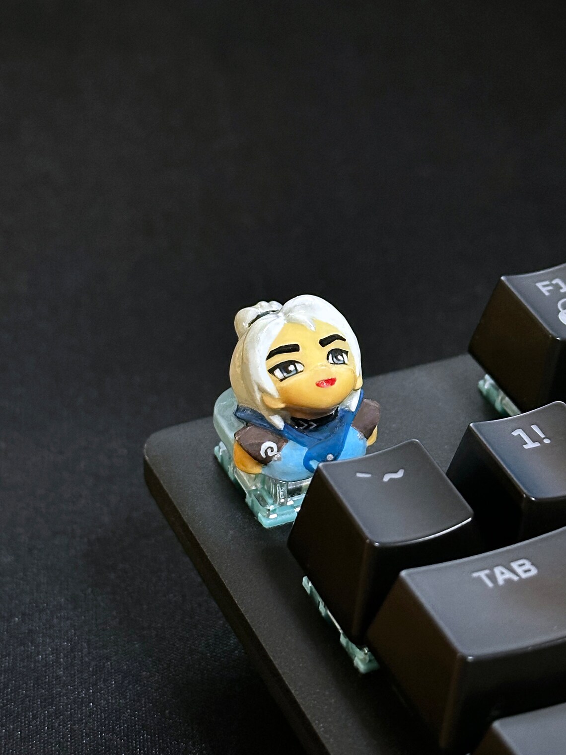 Valorant Jett Keycap, Artisan Keycap, Custom Keycap, Mechanical Keycaps ...