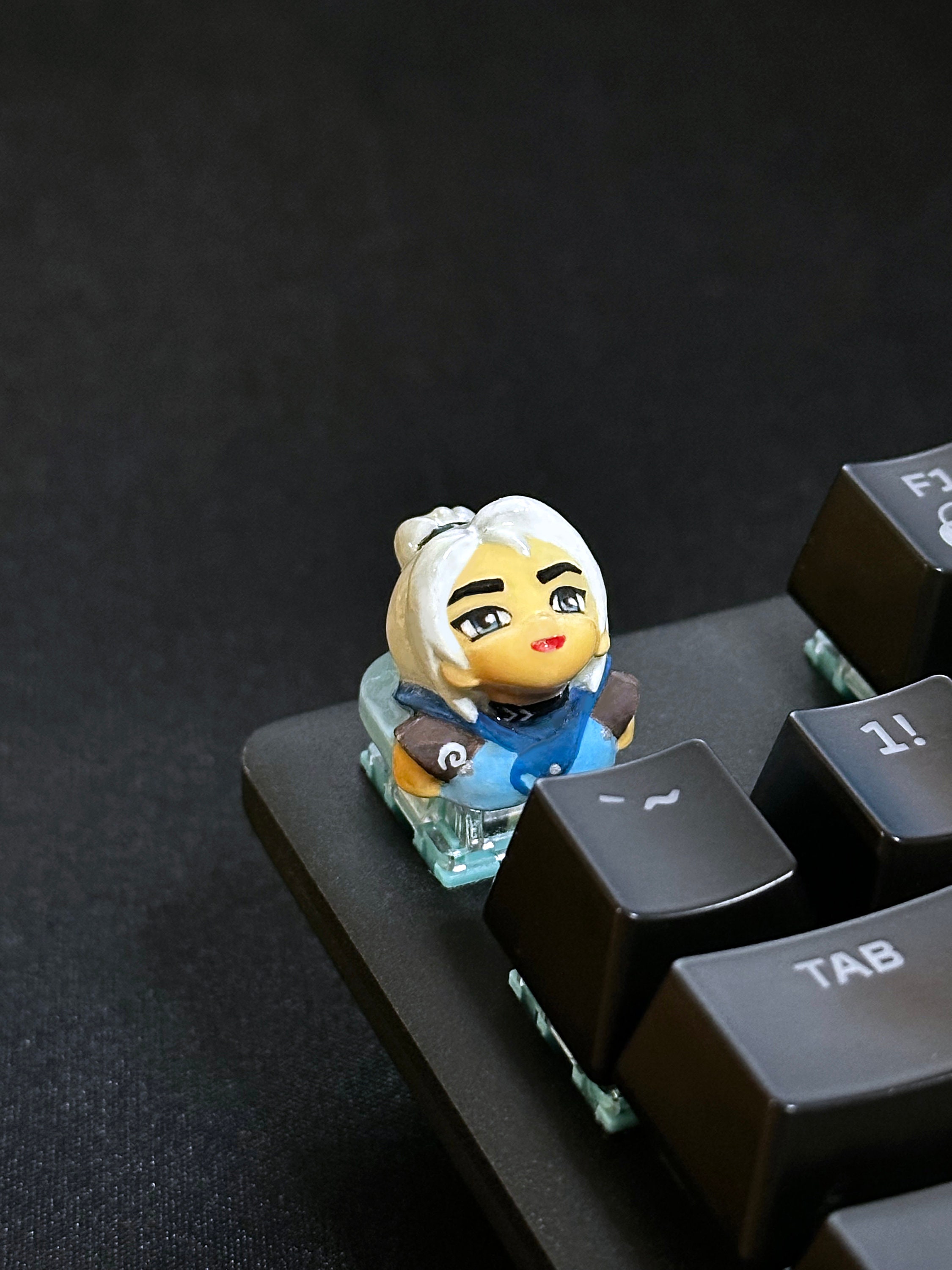 Valorant Jett Keycap, Artisan Keycap, Custom Keycap, Mechanical Keycaps ...