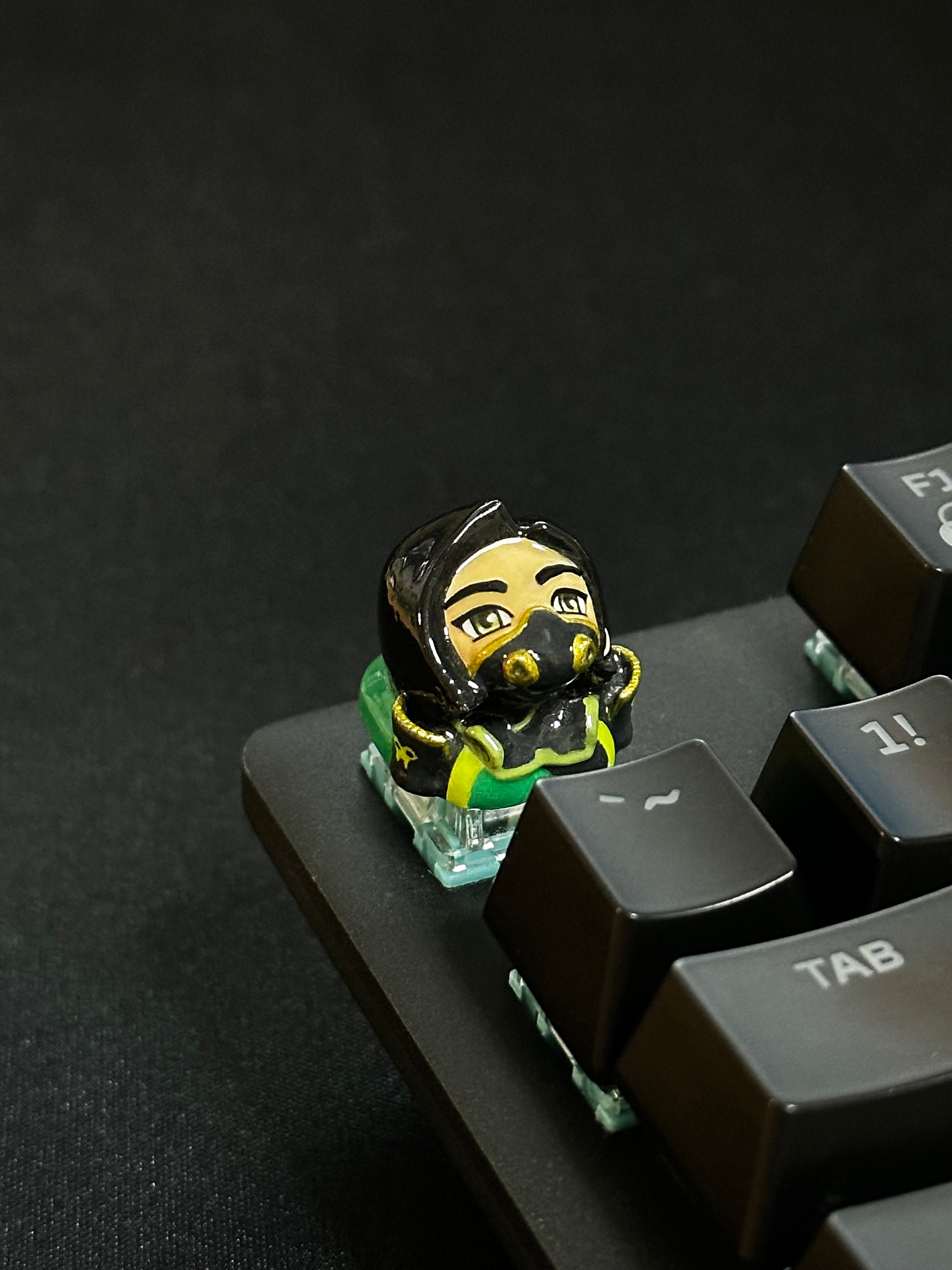 Valorant Viper Keycap, Artisan Keycap, Custom Keycap, Mechanical ...