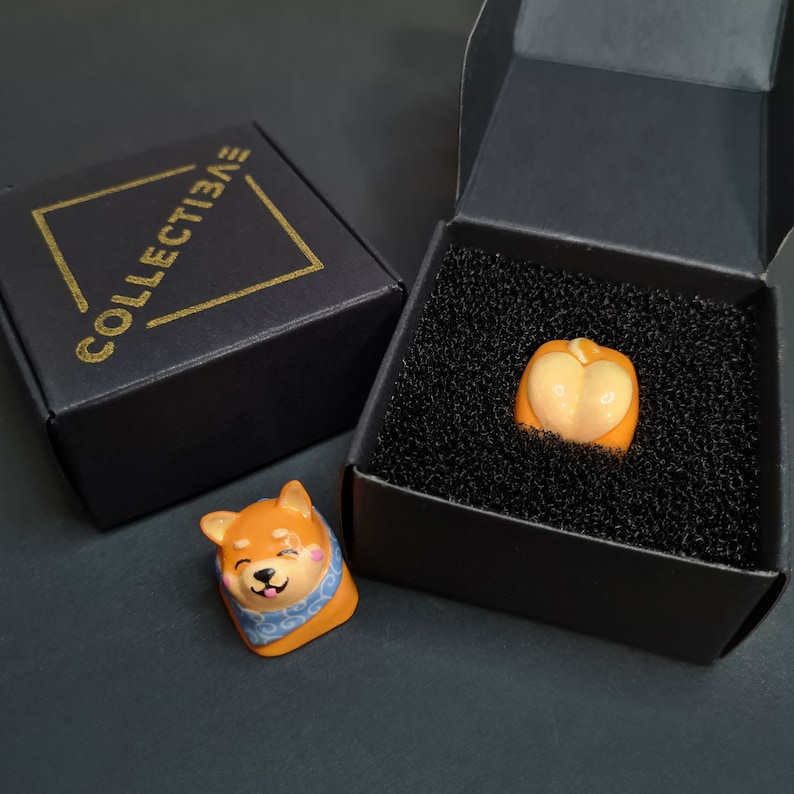 Shiba Keycap Set, Artisan Keycap, Custom Keycap, Mechanical Keyboard ...