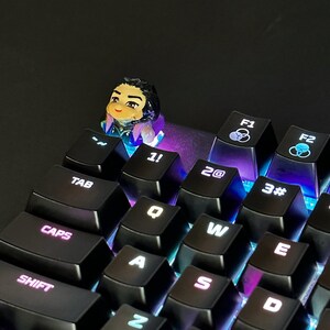 Valorant Reyna Keycap, Artisan Keycap, Custom Keycap, Mechanical ...