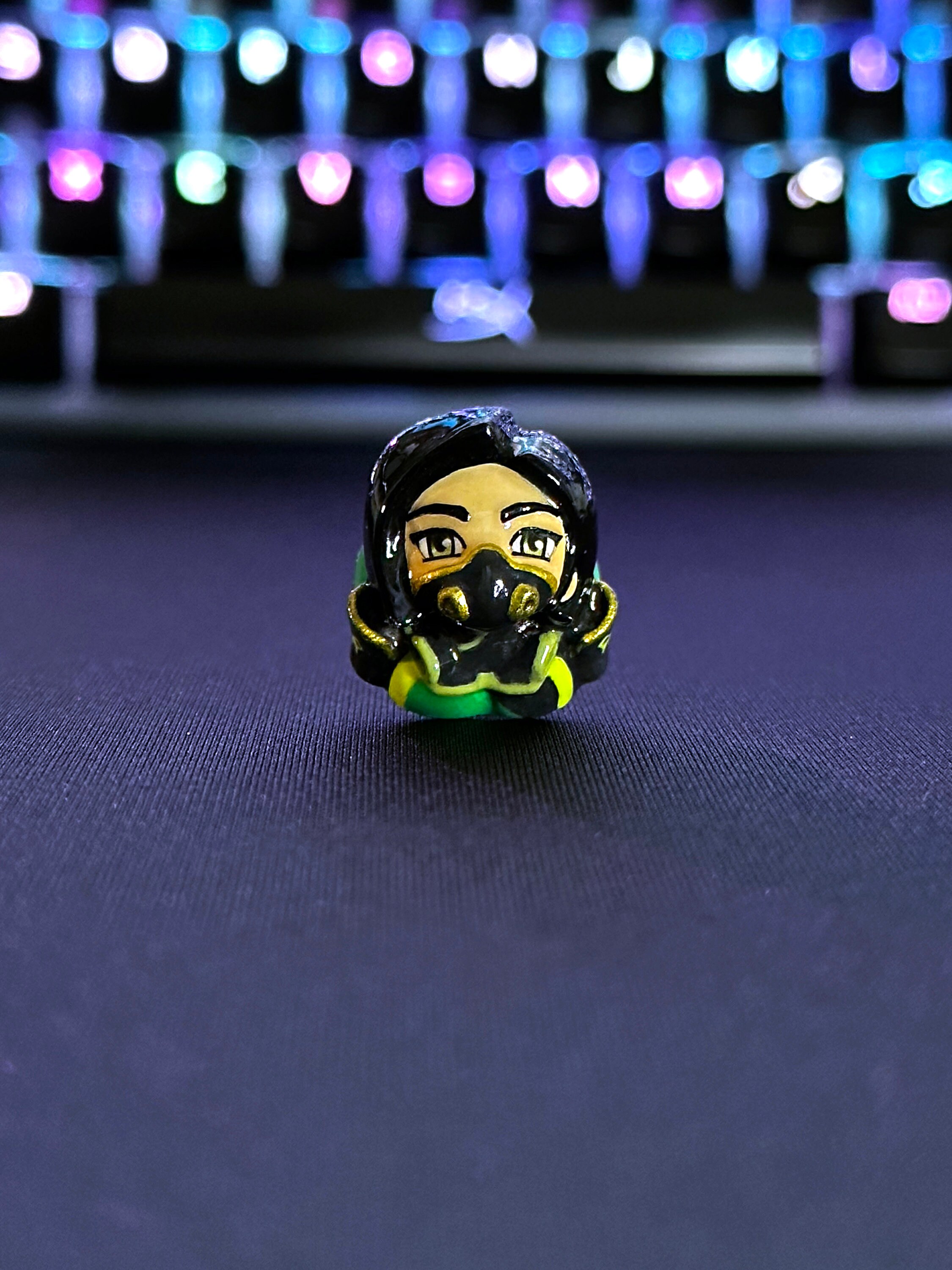 Valorant Viper Keycap, Artisan Keycap, Custom Keycap, Mechanical ...