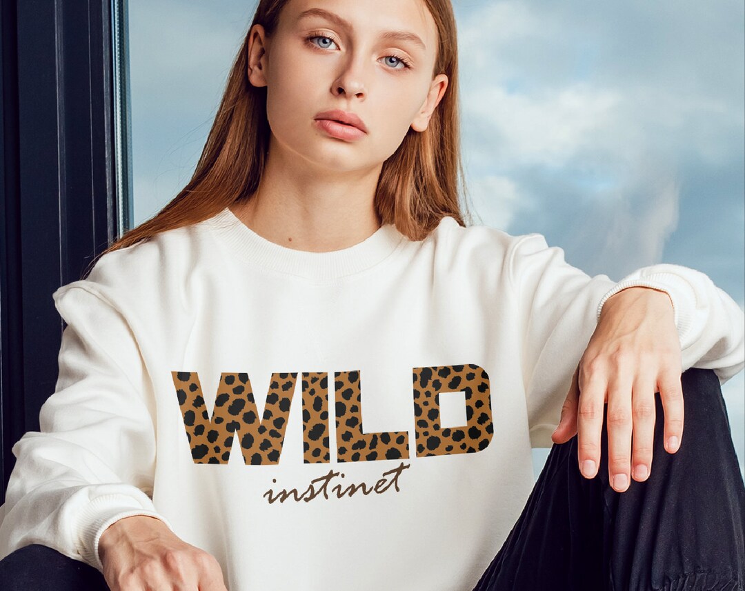 Leopard Wild Instinct SVG Gift for Her Mom Pattern Woman - Etsy