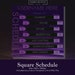 Dark Vtuber Schedule Template Purple Vtuber Stream Schedule Twitch ...