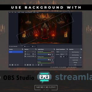 Fire Animated Background Castle Vtuber Background Pngtuber - Etsy Canada