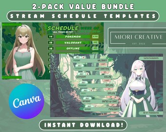 Rose Vtuber Schedule Template Stream Schedule Vtubers Stream Schedule ...