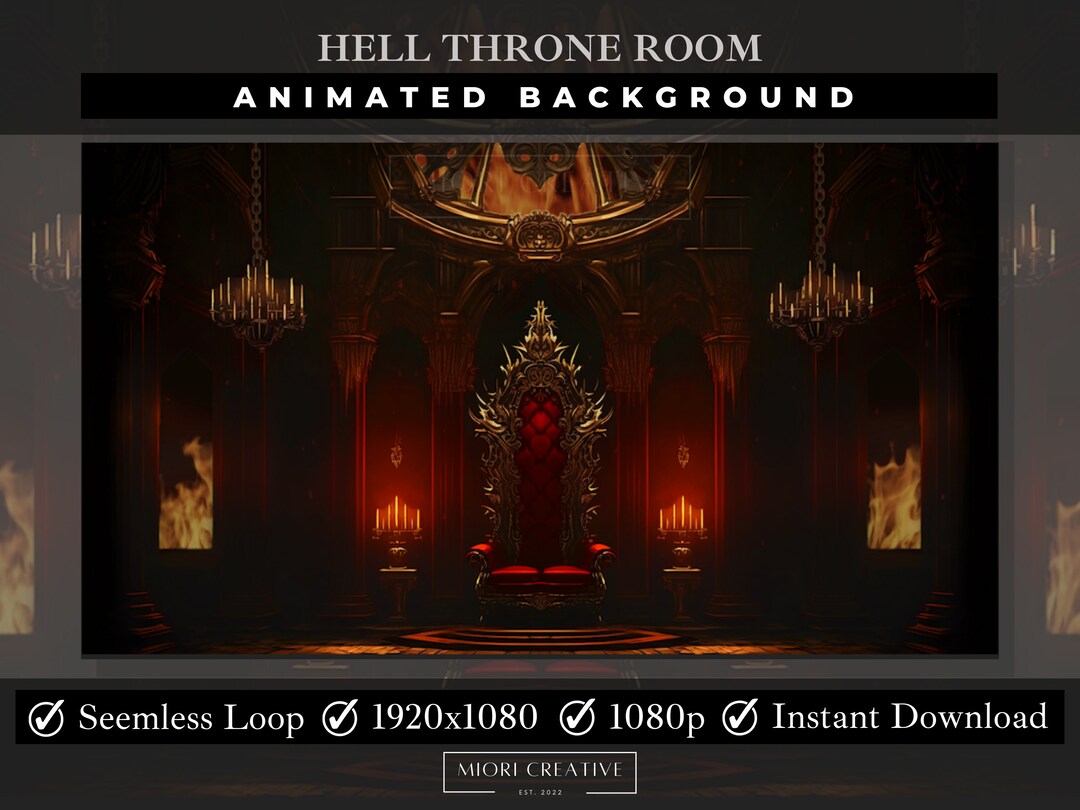 Fire Animated Background Castle Vtuber Background Pngtuber - Etsy Canada