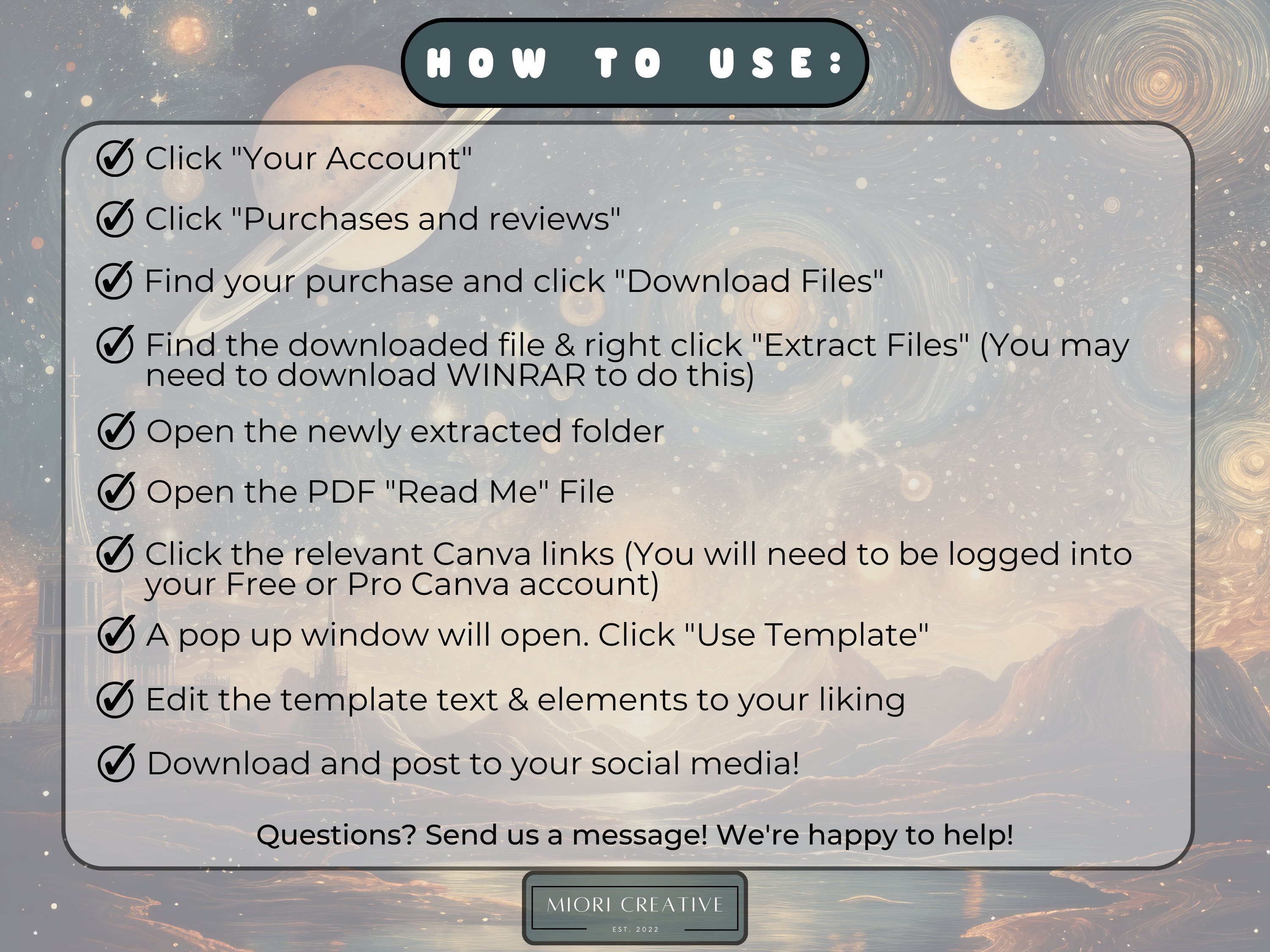 Space Vtuber Schedule Template Stars Twitch Assets Galactic - Etsy