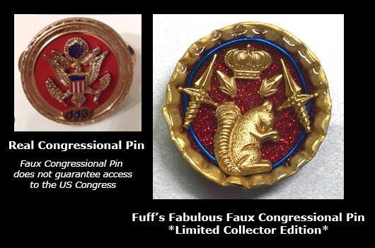 Faux Congressional Pin Badge Heraldry Medal Coat of Arms - Etsy