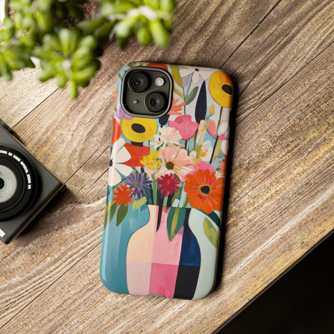 Abstract Flowers, Colorful, Tough Phone Case, Iphone, Samsung Galaxy ...