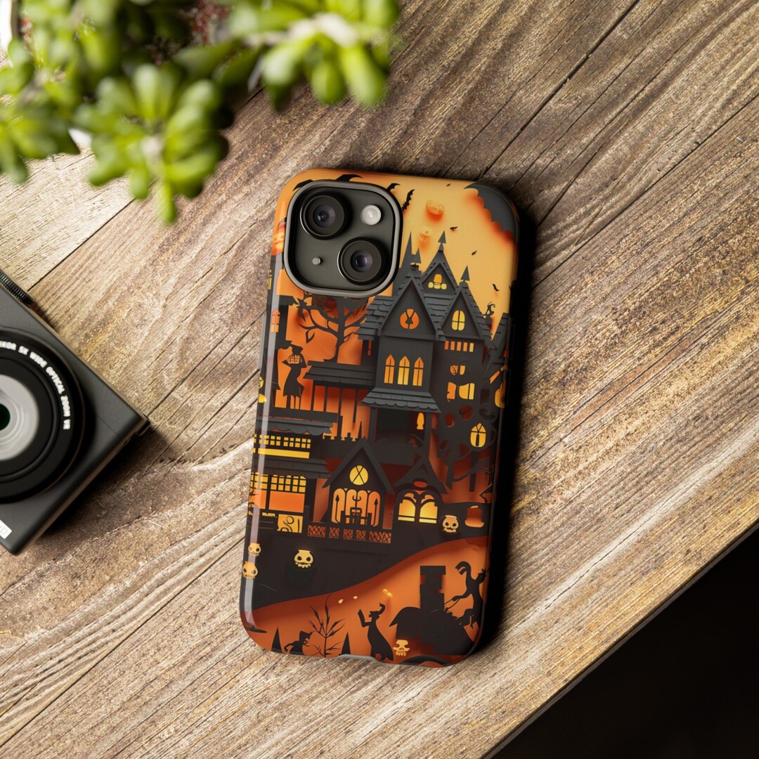 Halloween Ghost Phone Case, Tough Case, iPhone 15 Pro Max, 14 Plus, 13 ...
