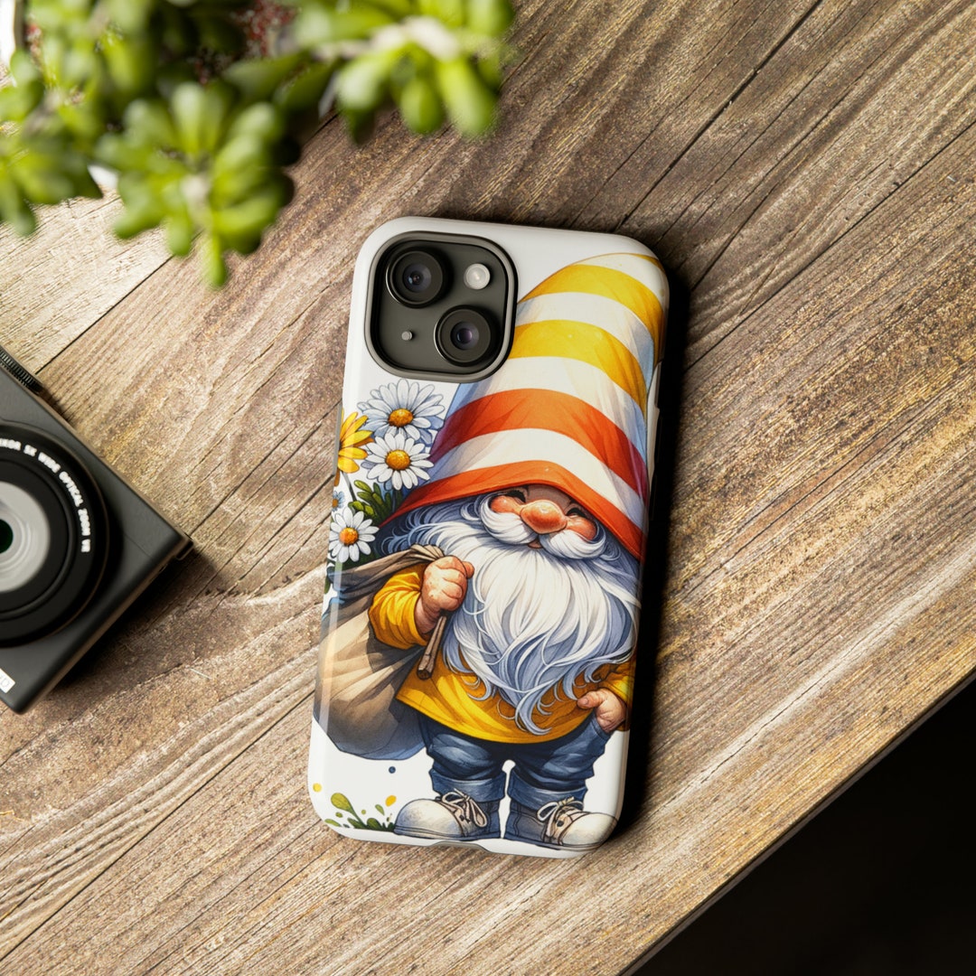 Spring Gnome, Wildflowers, Tough Phone Case, Iphone, Samsung Galaxy ...