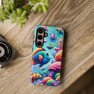Tropical Fish, Collage, Phone Case, Tough Phone Case, Iphone, Samsung ...