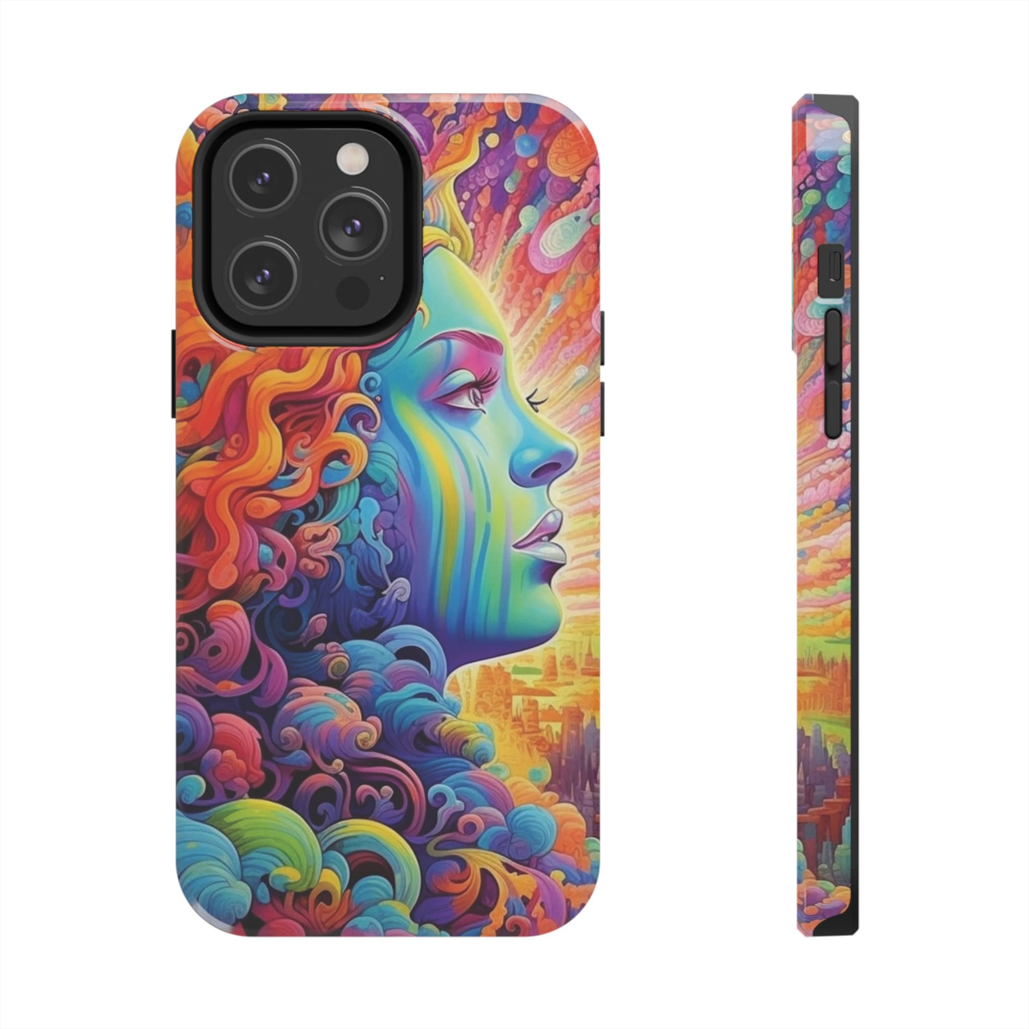 Psychedelic Trippy Unique Trendy Tough Phone Cases iPhone - Etsy