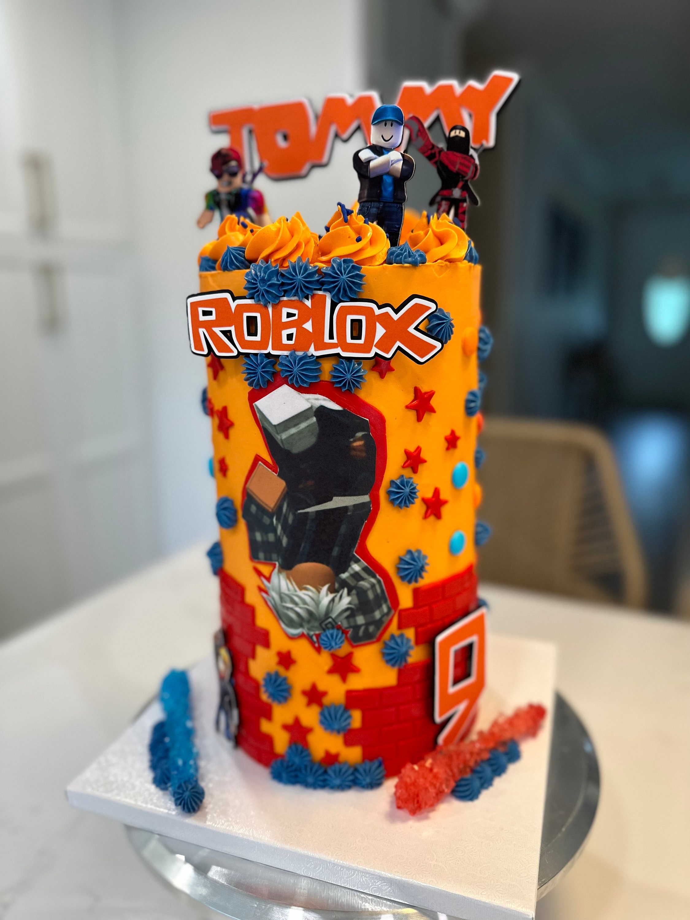 Roblox Cake Topper, Roblox Game Cake Topper, Roblox Custom Cake Topper ...