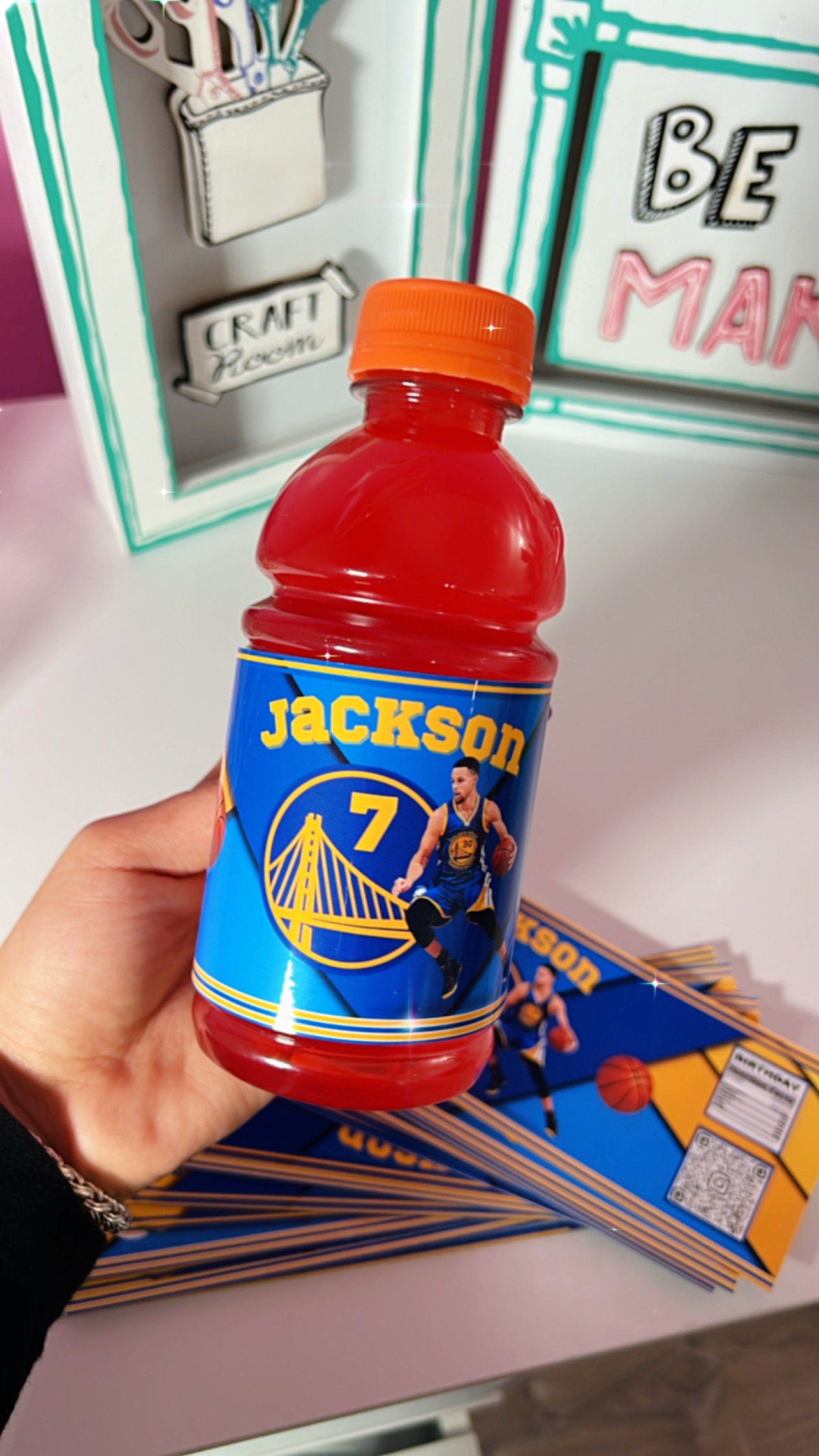 Golden State Cake Topper, Stephen Curry Cake Topper, NBA Cake Topper ...