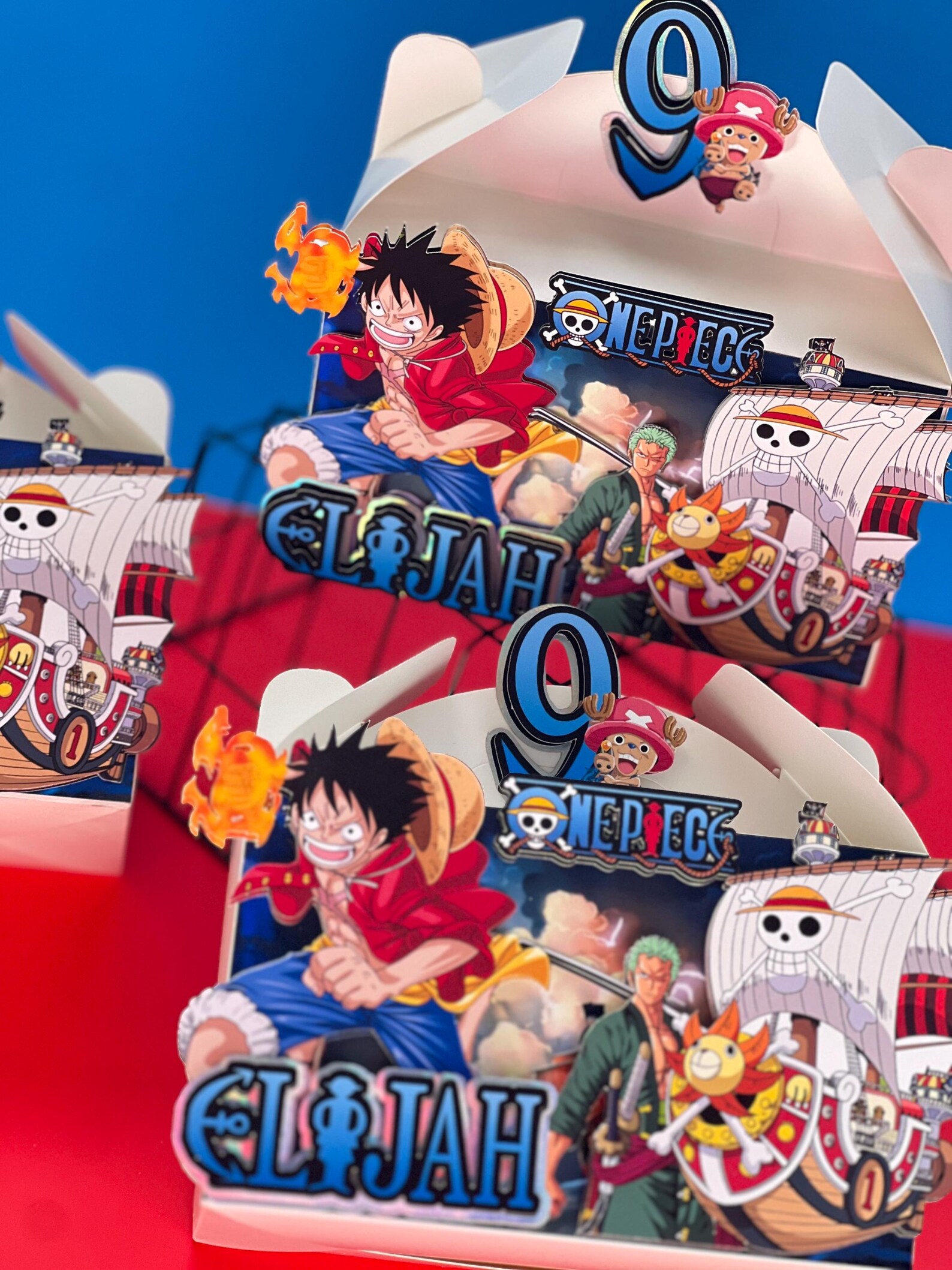 One Piece Favor Boxes, One Piece Cake Topper, One Piece Party Decor ...