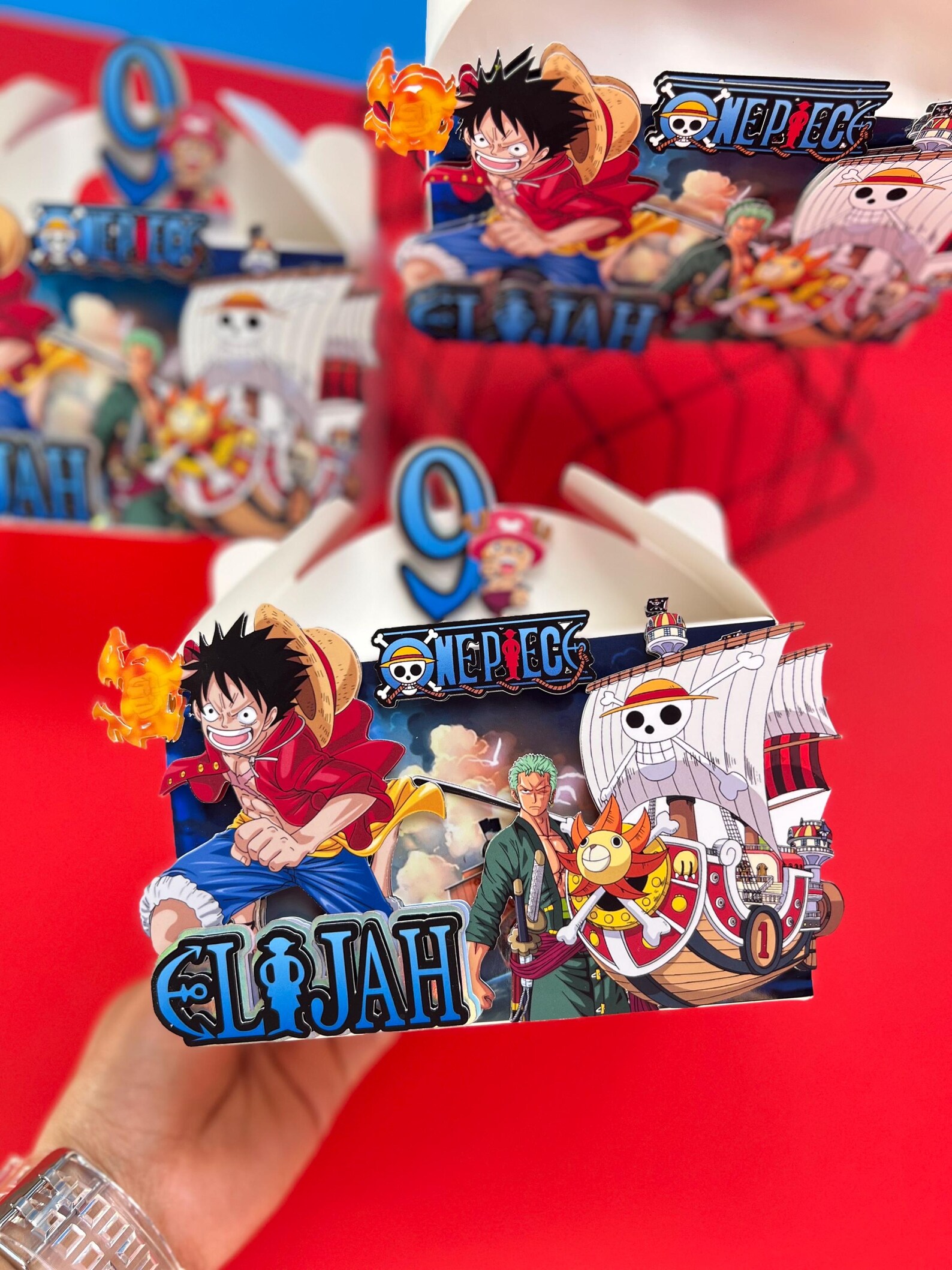 One Piece Favor Boxes, One Piece Cake Topper, One Piece Party Decor ...