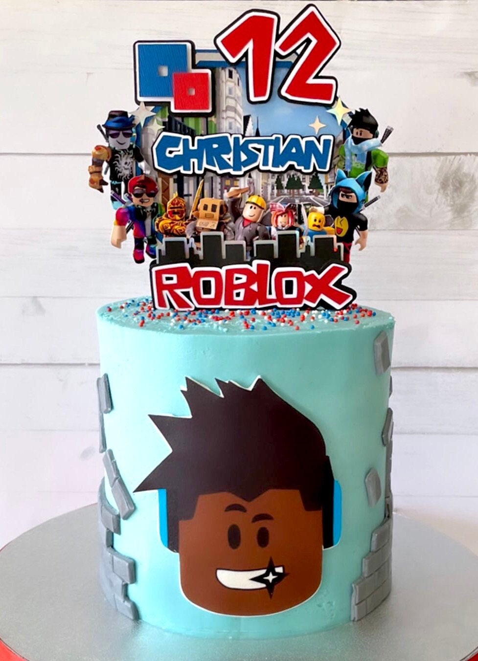 Roblox Cake Topper, Roblox Game Cake Topper, Roblox Custom Cake Topper ...