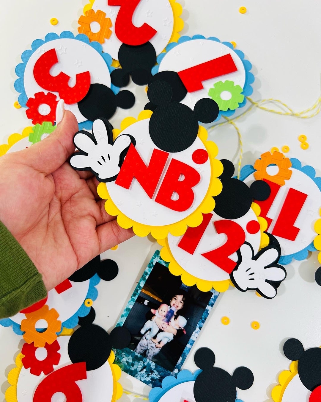 Milestone Photo Clip, First Year Photo Banner, Monthly Photo Banner ...