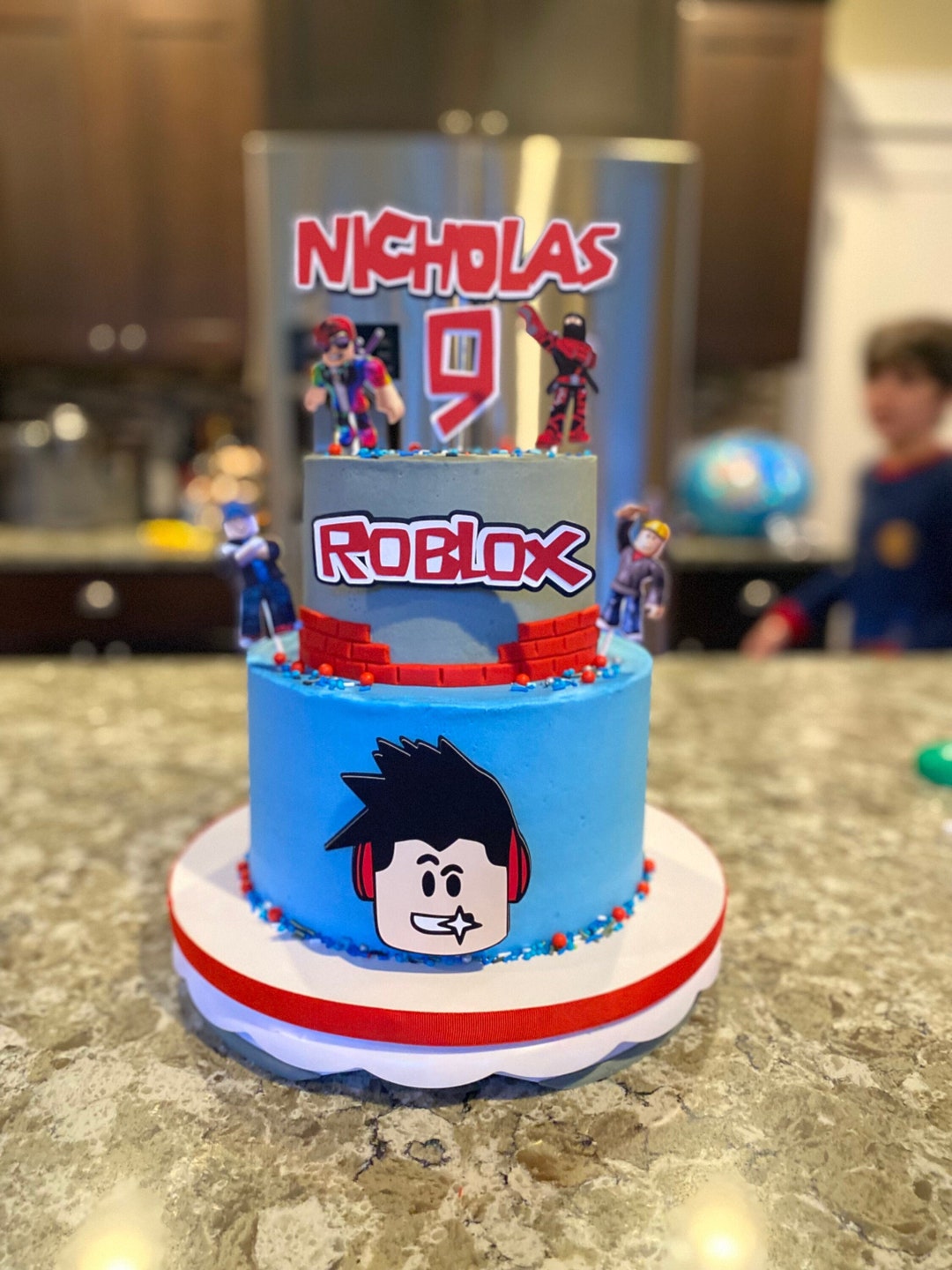 Roblox Cake Topper, Roblox Game Cake Topper, Roblox Custom Cake Topper ...