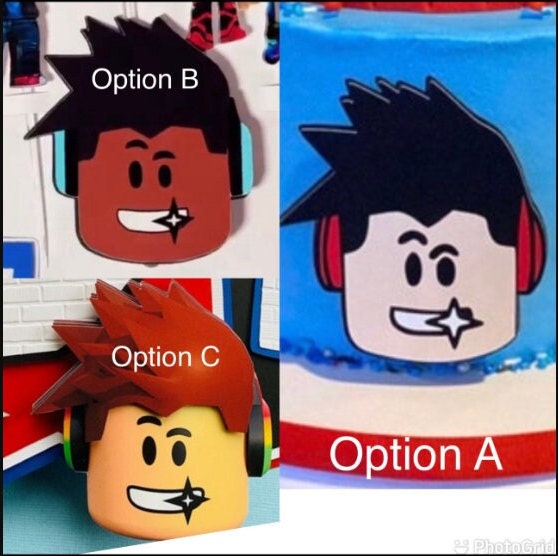 Roblox Cake Topper, Roblox Game Cake Topper, Roblox Custom Cake Topper ...