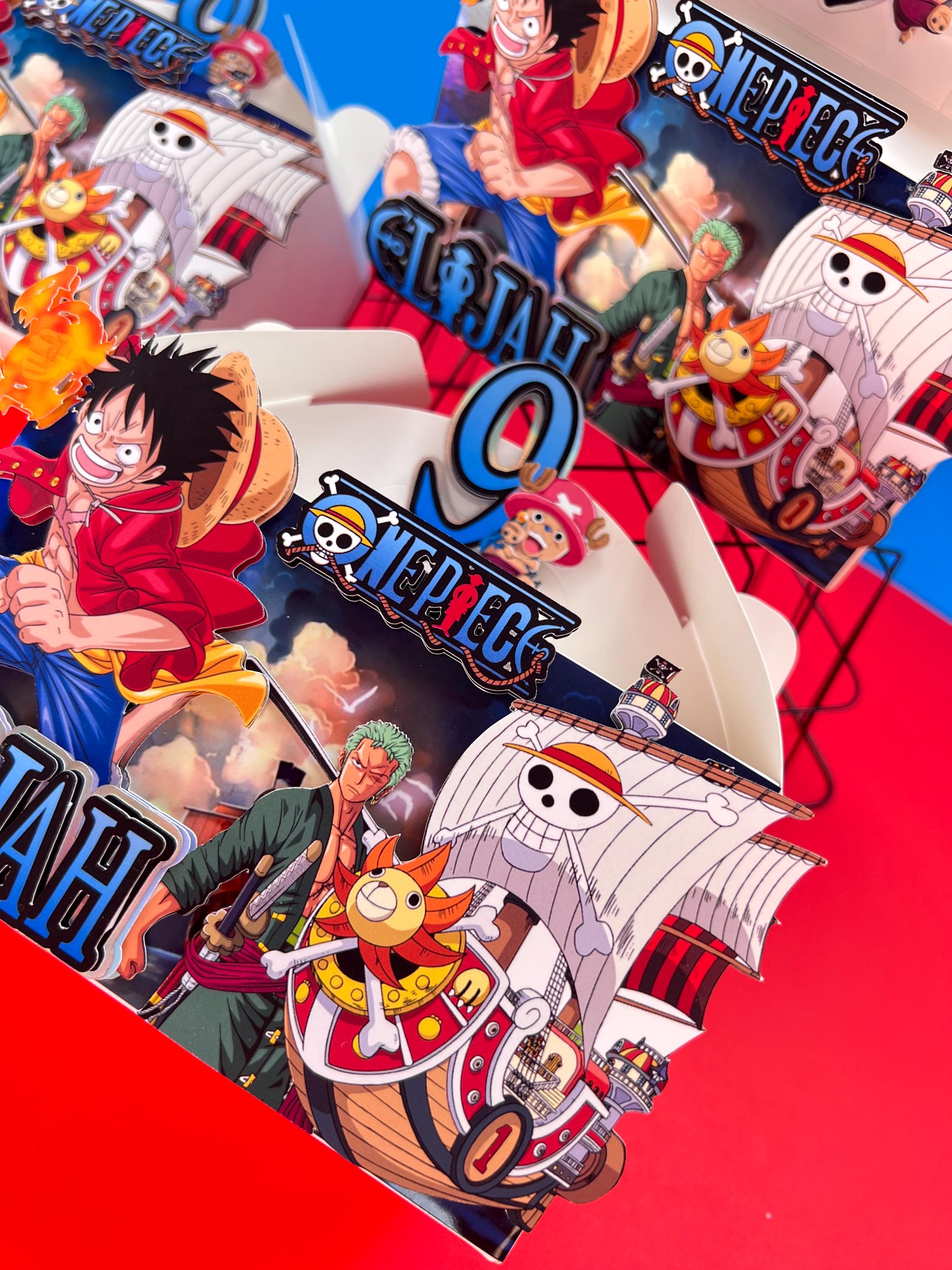 One Piece Favor Boxes, One Piece Cake Topper, One Piece Party Decor ...