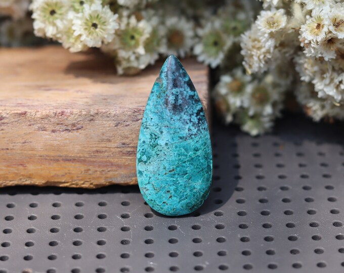 Chrysocolla From Bacan Island Indonesia Chrysocolla Cabochon Unique ...