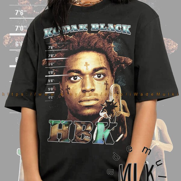 Kodak Black Graphic Tee - Etsy
